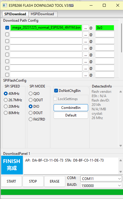 FLASH a ESP – —Pjottr—